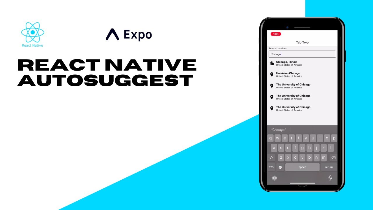 React Native Autocomplete Youtube
