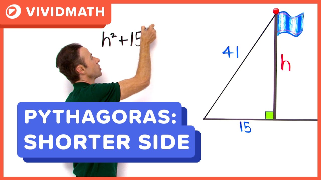Pythagoras Theorem Find The Shorter Side Word Problem Vividmath