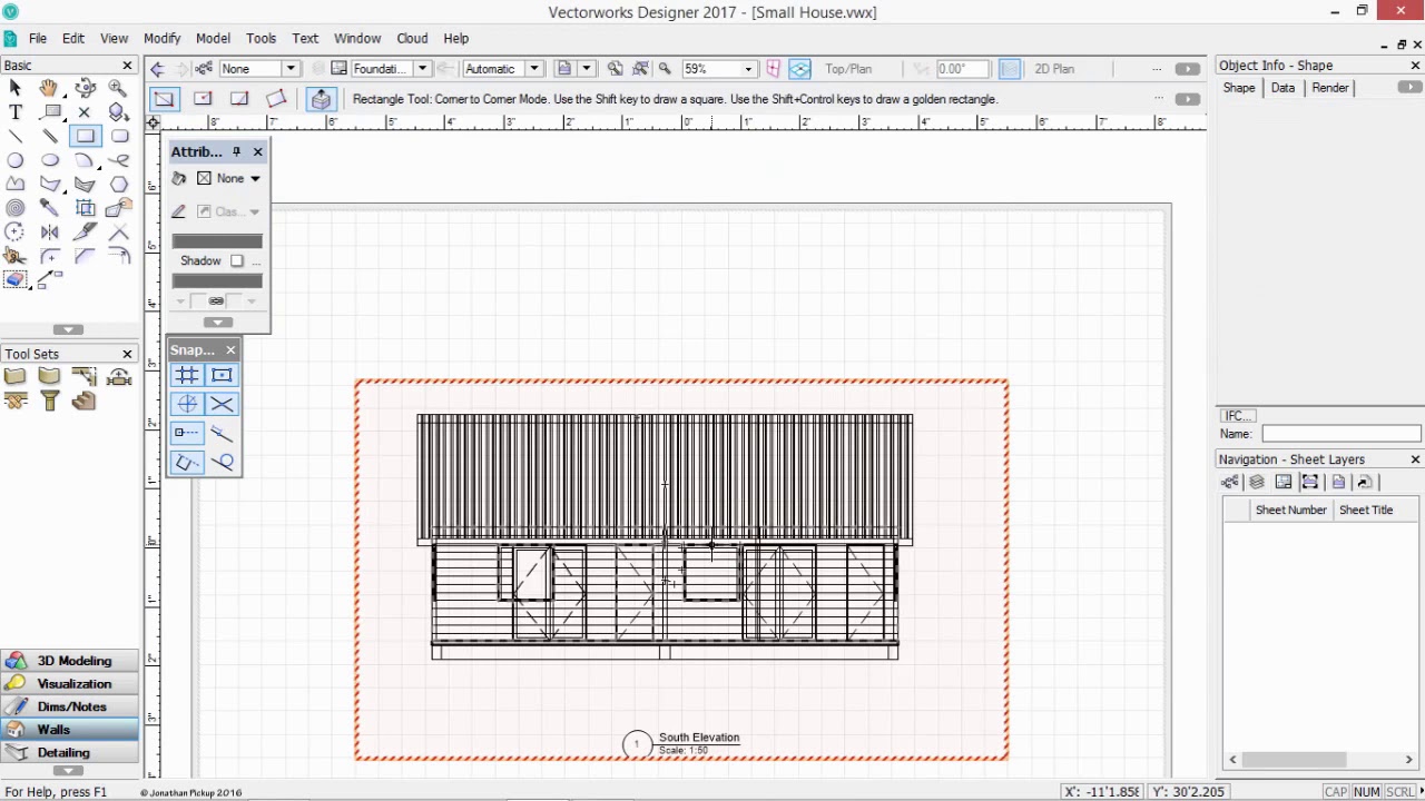 2017 Vectorworks Fundamentals Creating Dynamic Sections And