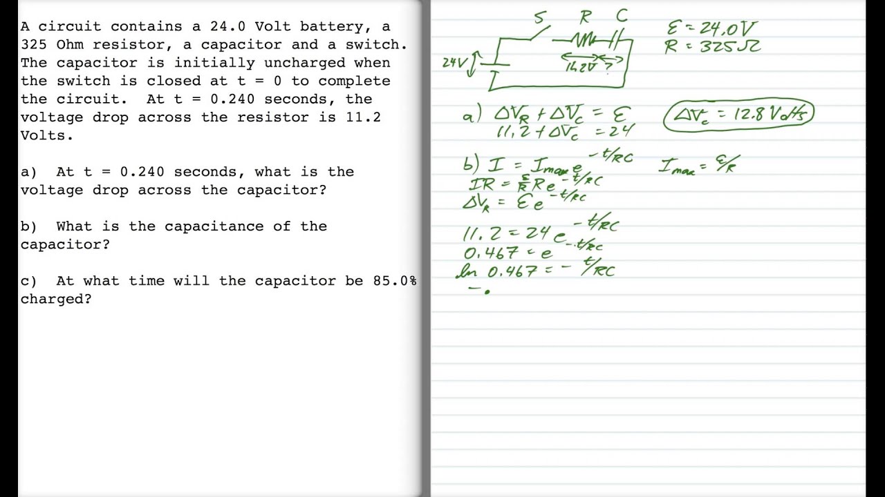 Physics 10164 Spring 2014 Exam 2d Problem 1 Youtube