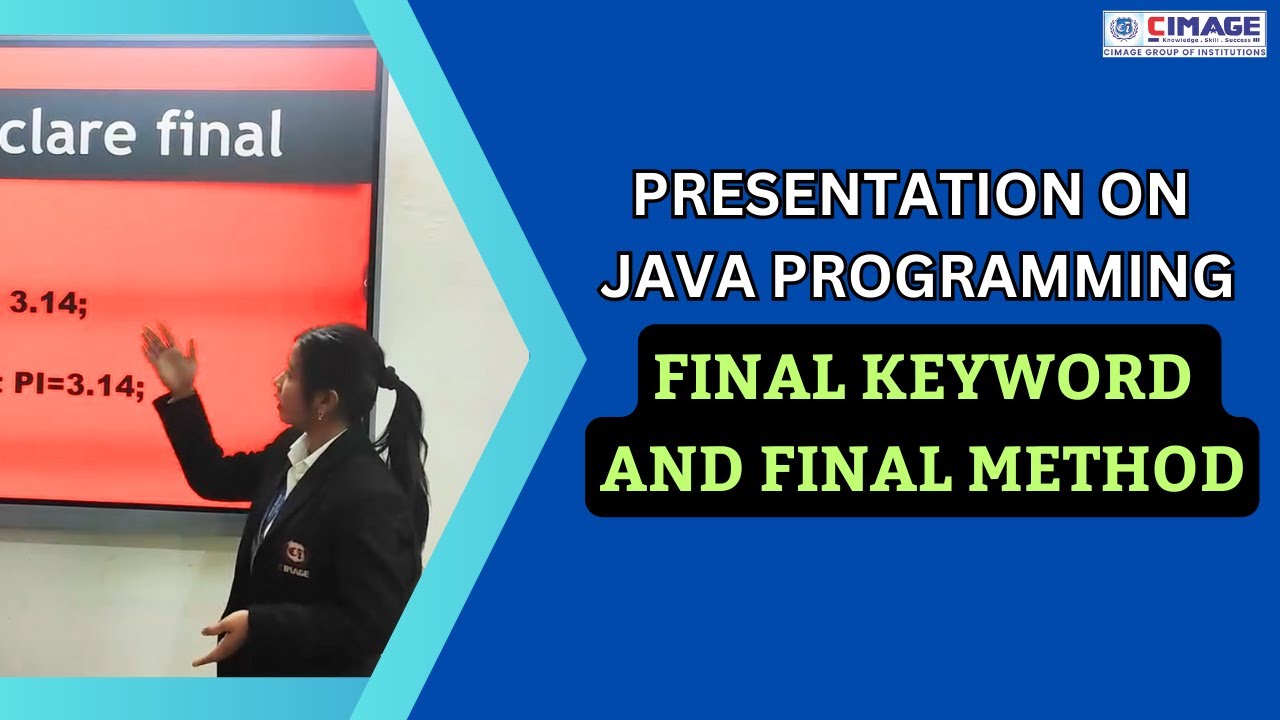 Final Keyword And Final Method Presentation On Java Programming