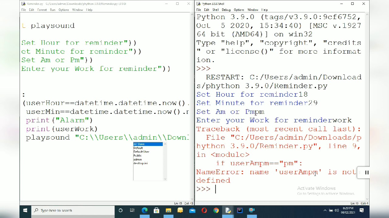 How To Make Reminder App Using Python Programming Language Python