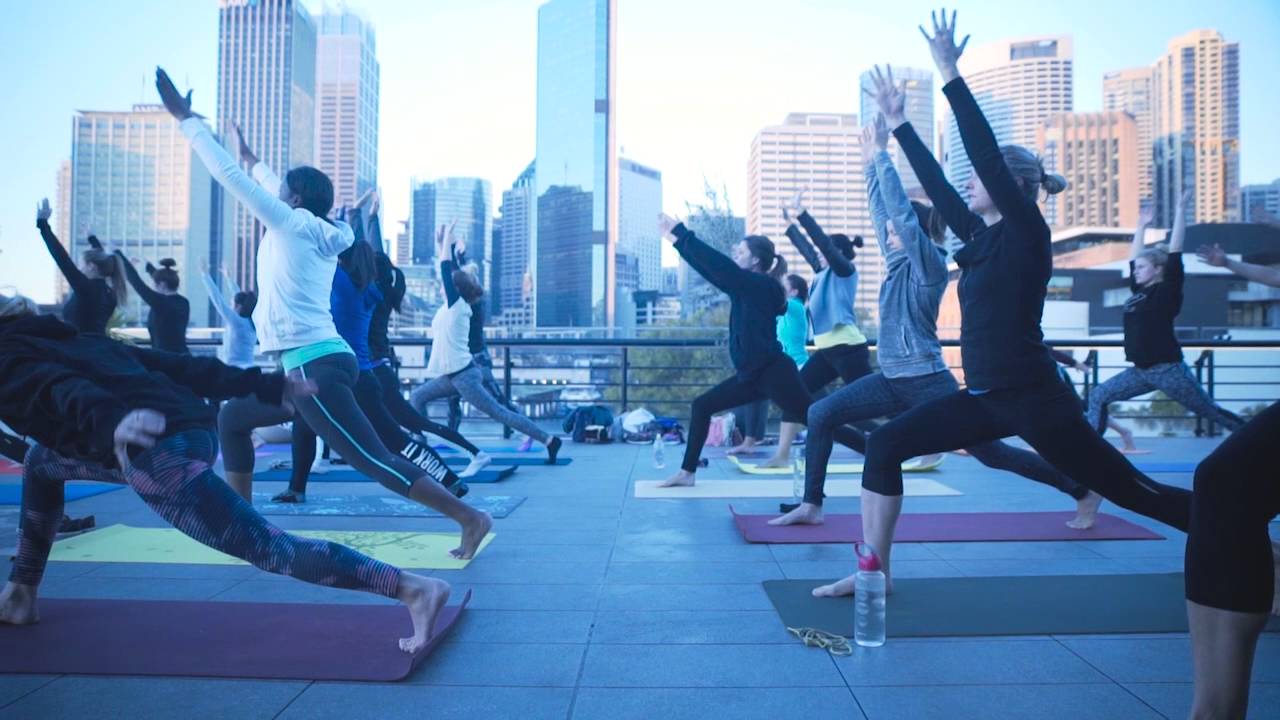 The Balance Project Sunrise Rooftop Yoga Youtube