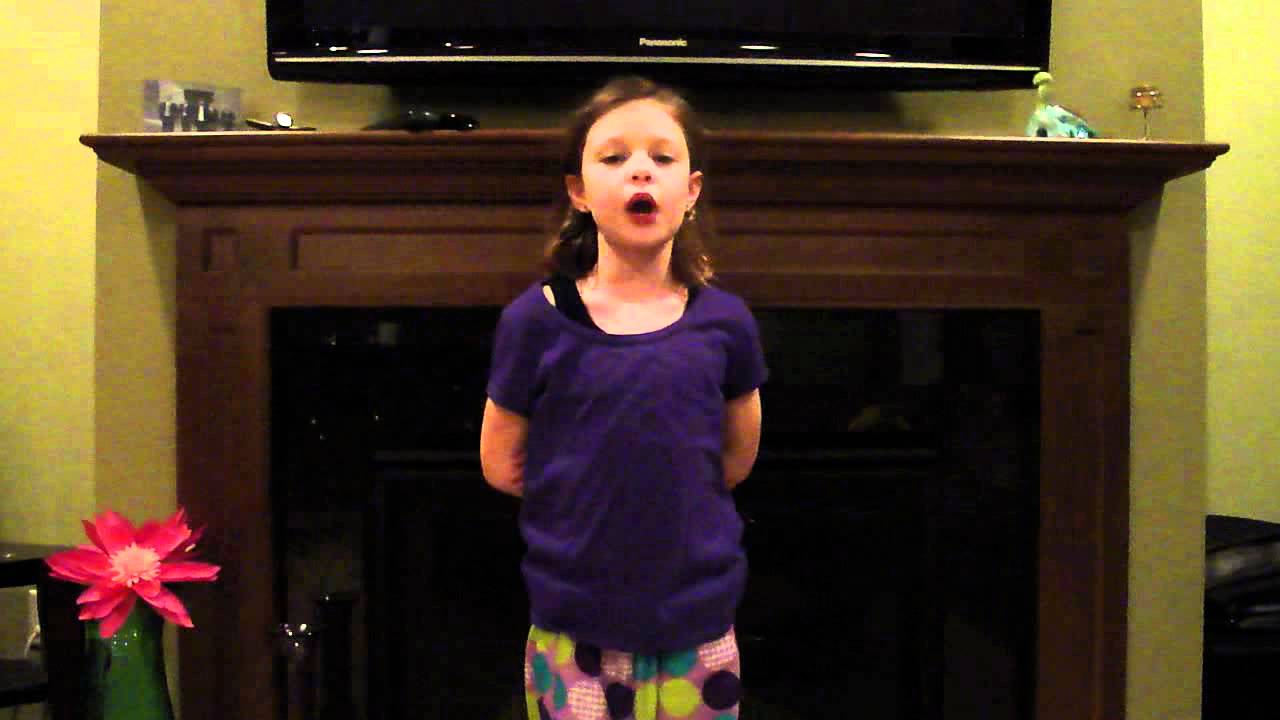 Girl Sings The 50 States In Alphabetical Order Youtube