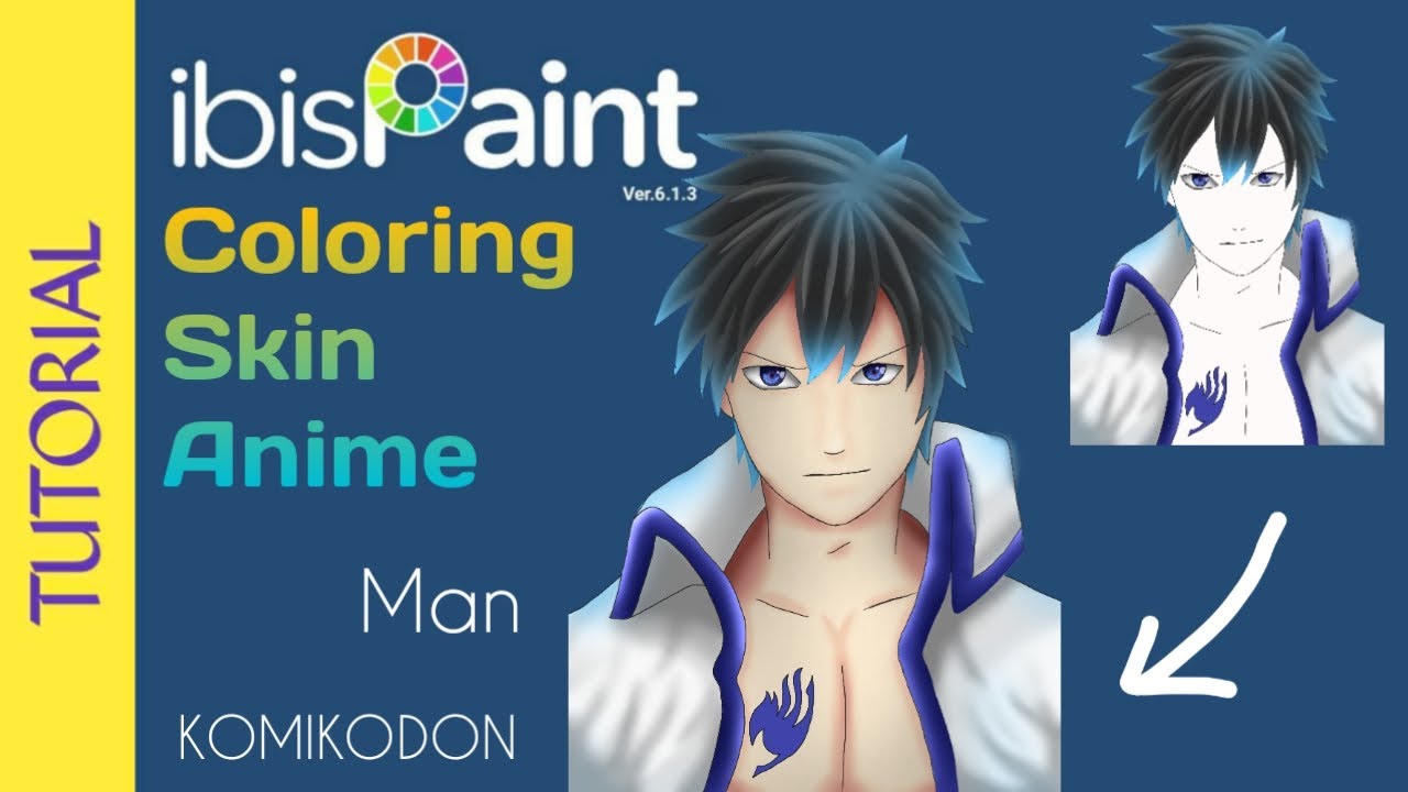Tutorial Coloring Skin Anime Ibis Paint X Youtube
