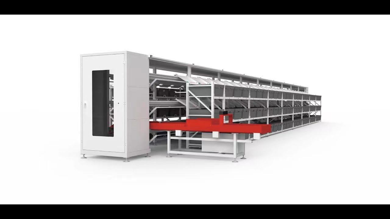 Automated Put Wall Replace Traditional Agv Sorting Robot Youtube