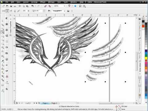 Secrets Of Brushes Corel Draw Tutoriald Session 3 Youtube