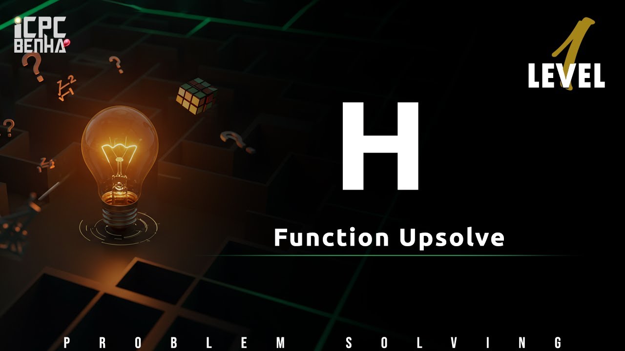 Problem H Function Sheet Upsolve Youtube