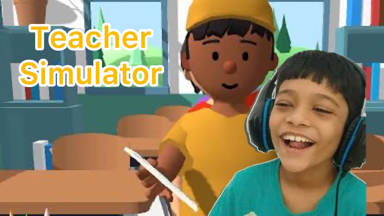 Z Gaming Funny Moment While Playing Teacher Simulator Zgamingjr Youtube