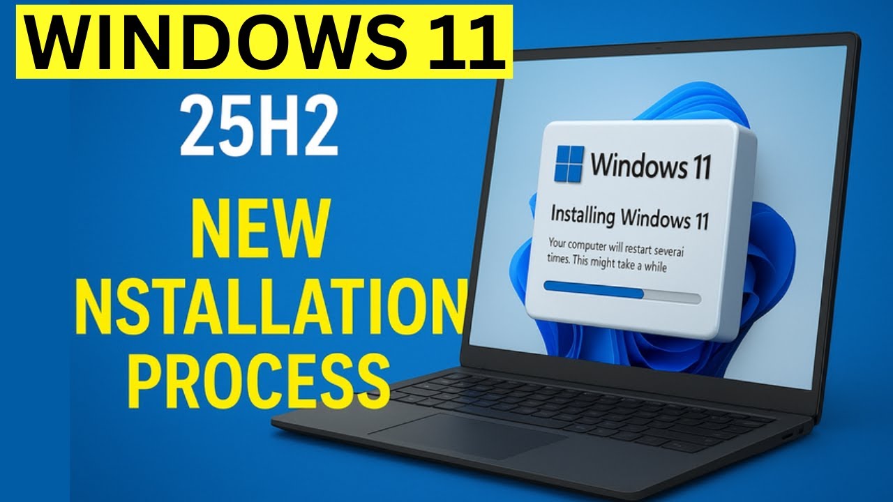 Windows 11 25h2 New Installation Process Step By Step Youtube