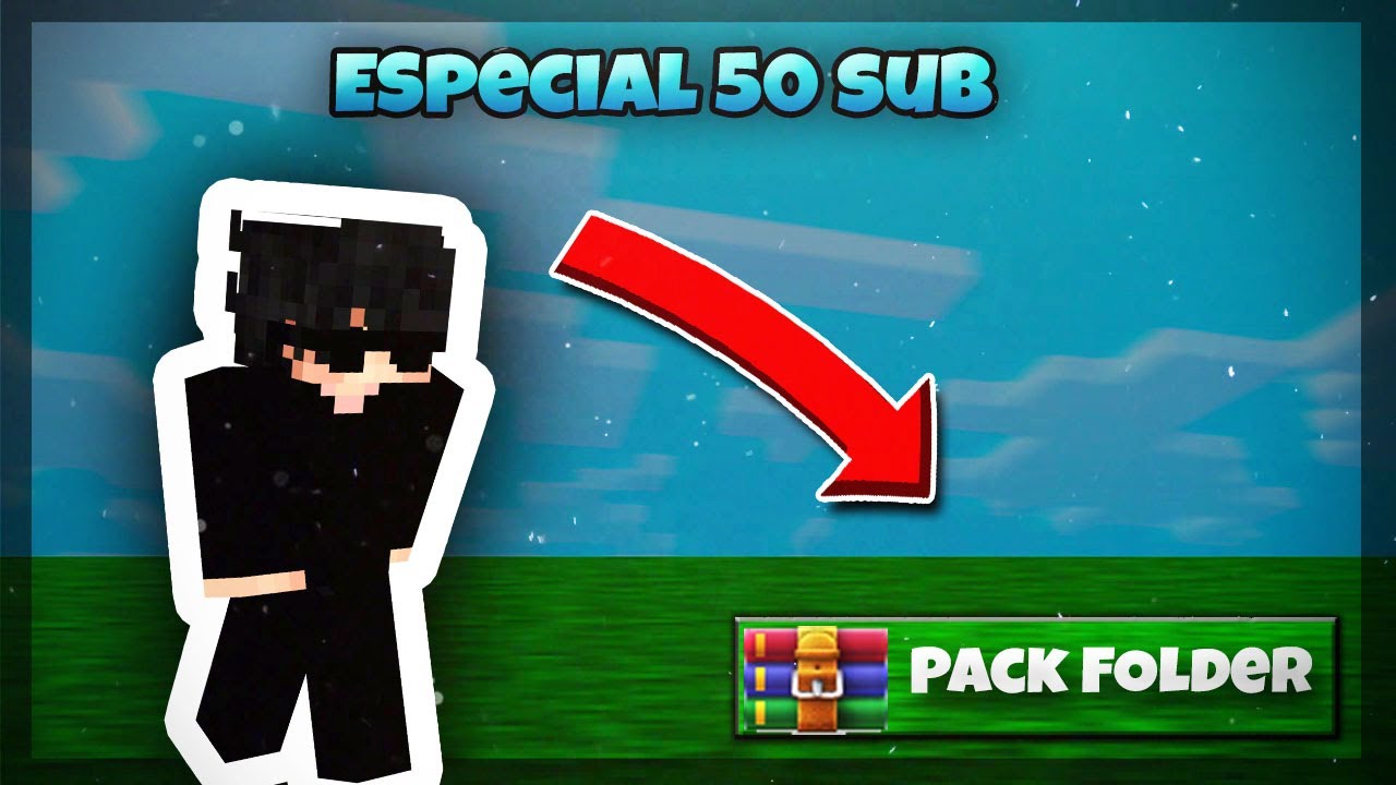 Especial 50 Sub Pack Folder Youtube