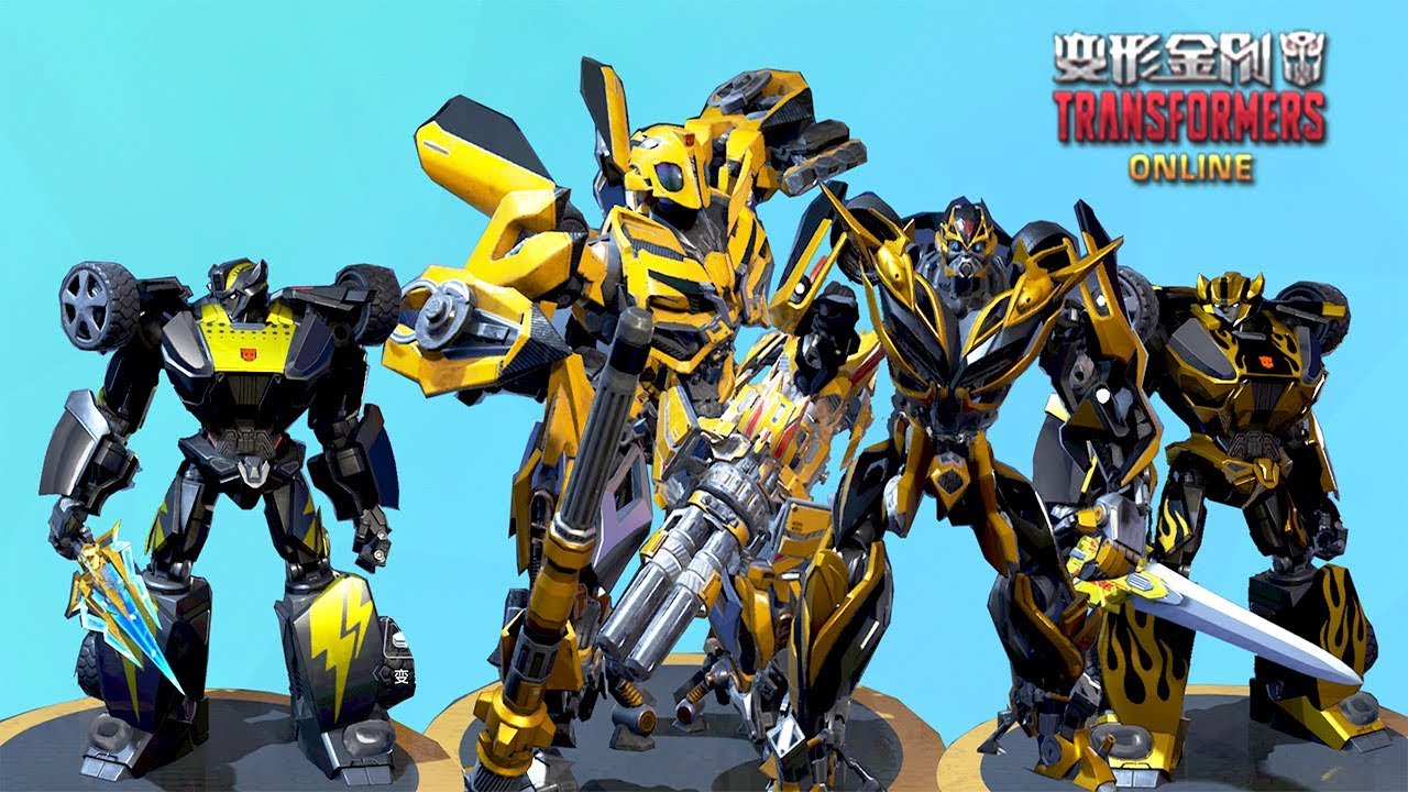 Transformers Online Bumblebee All Version Skin Vs Weapons Pvp Pve