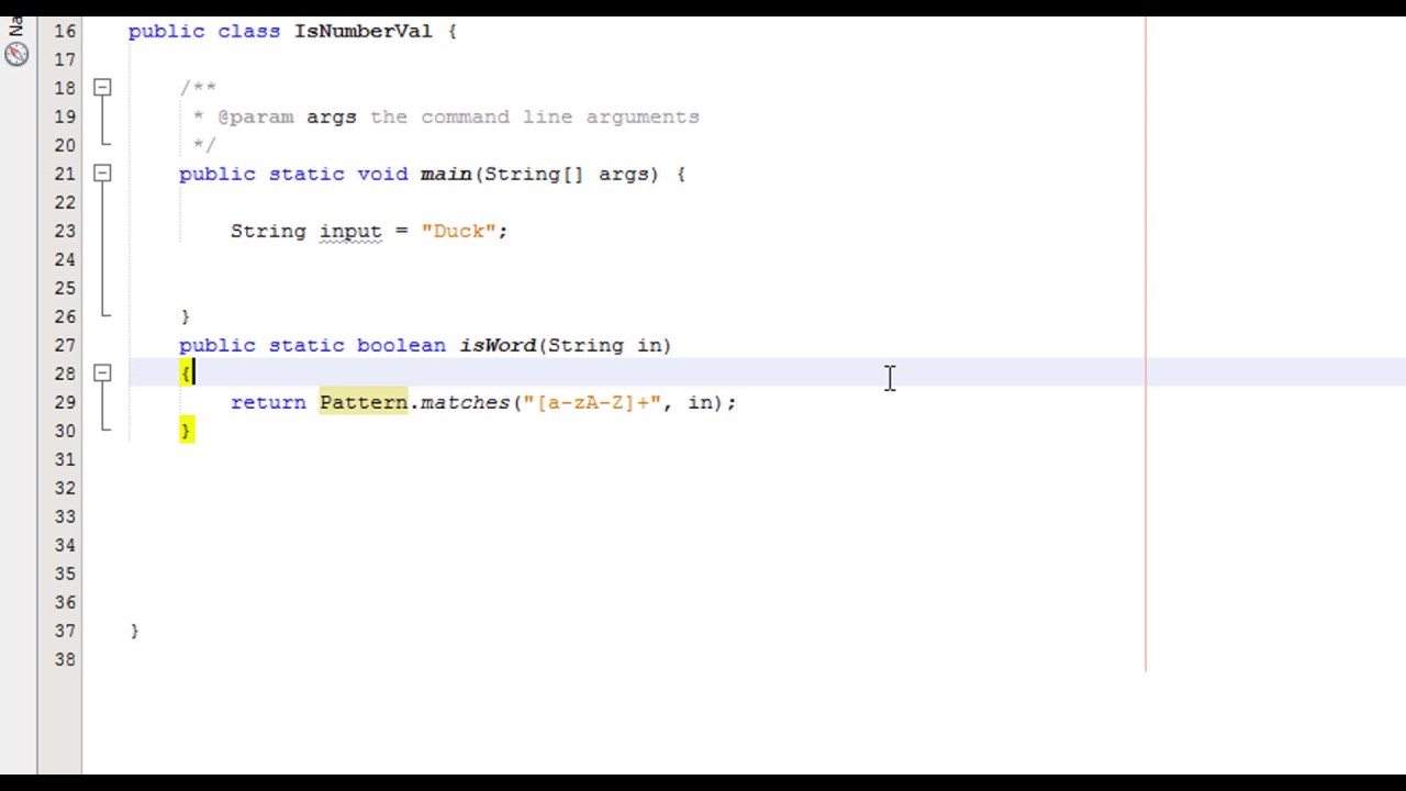 Java Validation Validating A Name Youtube