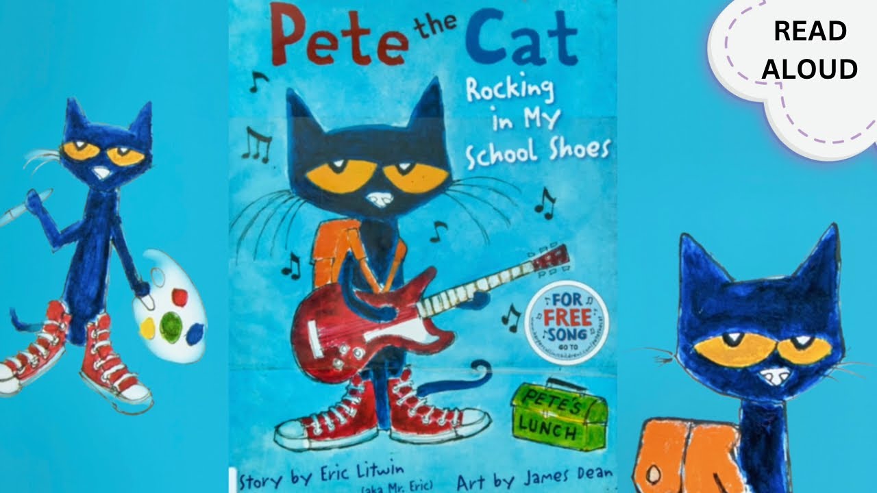 Pete The Cat Read Aloud School Shoes At Mackenzie Mathy Blog