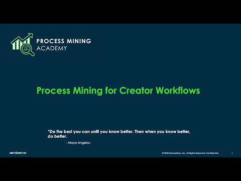Servicenow Process Mining Academy 22 Process Mining For Creator