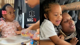 Lil Durk India Teach Daughter Willow How To Say Mommy Daddy 9magtv Mp3 ...