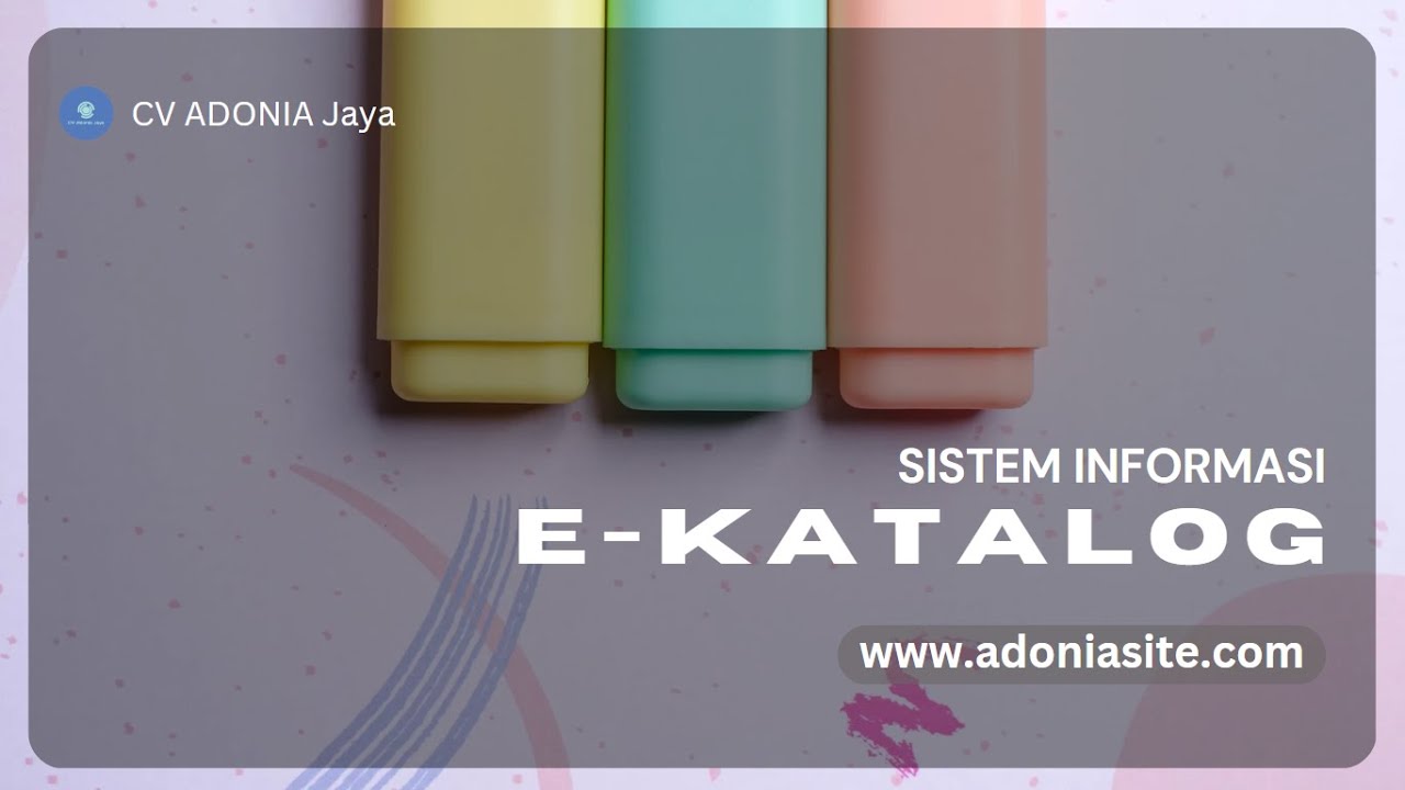 Sistem Informasi E Katalog Youtube