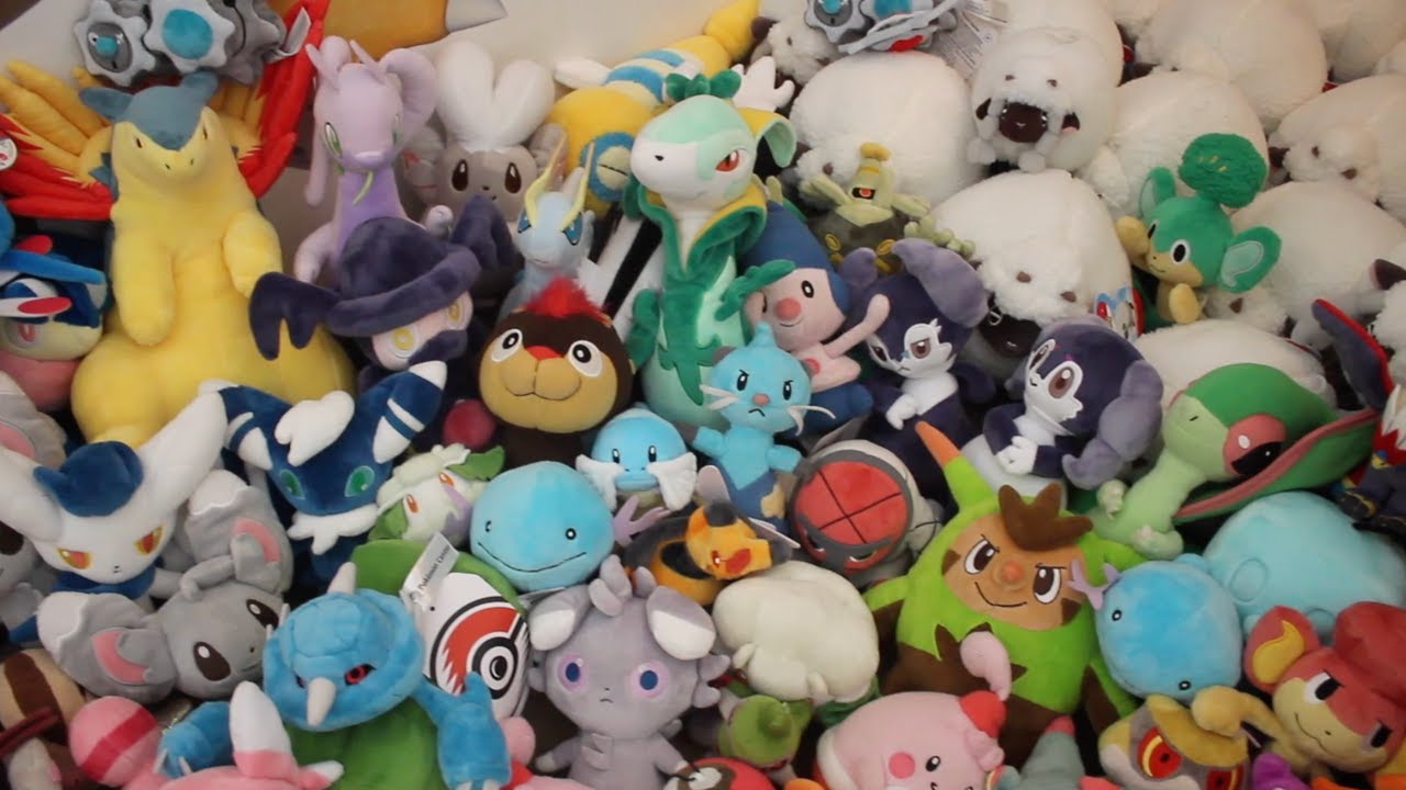 My Entire Pokemon Plush Collection But It S A Pokerap Youtube