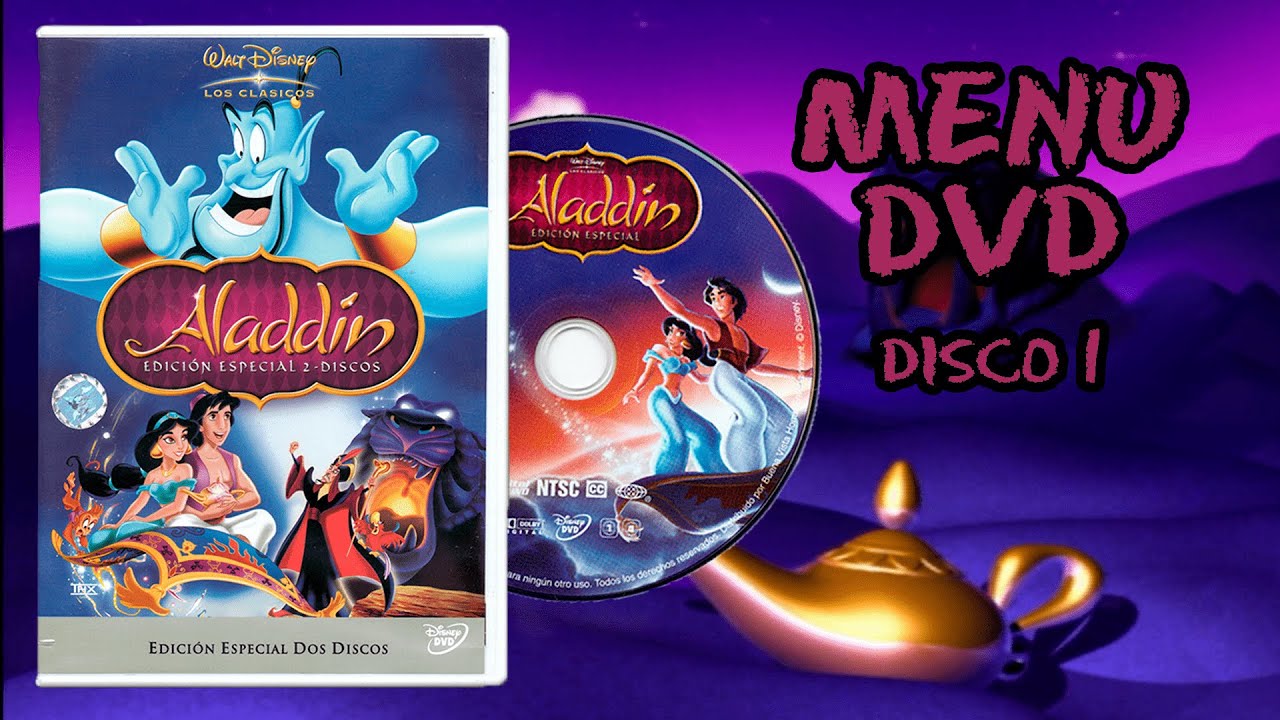 Opening Y Menú De Aladdin Dvd 2004 Youtube