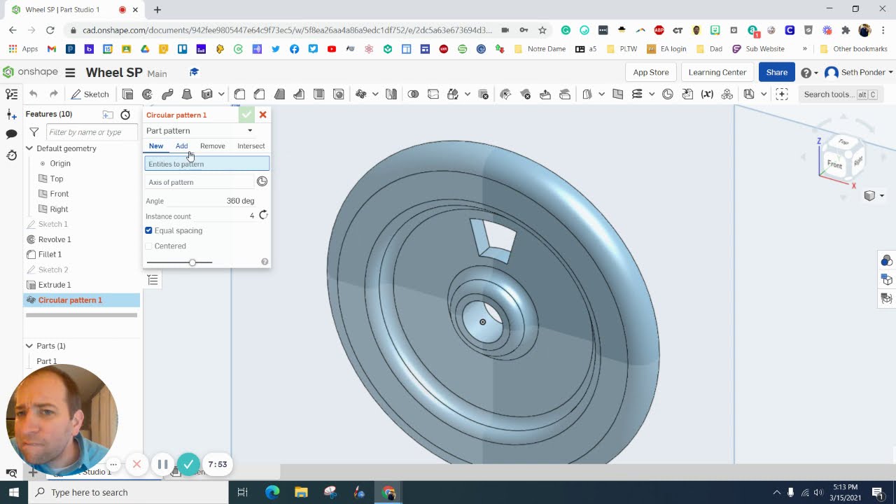 Train Wheel On Onshape Youtube