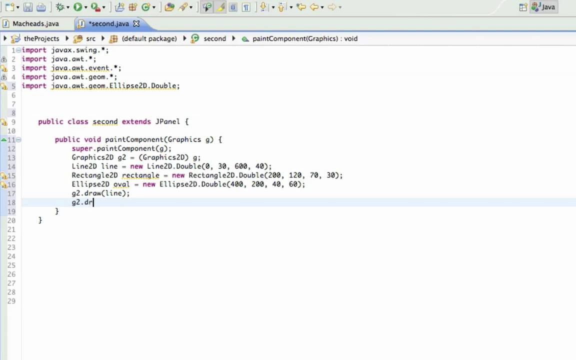 Java Gui Lesson 10 Drawing Graphics Youtube