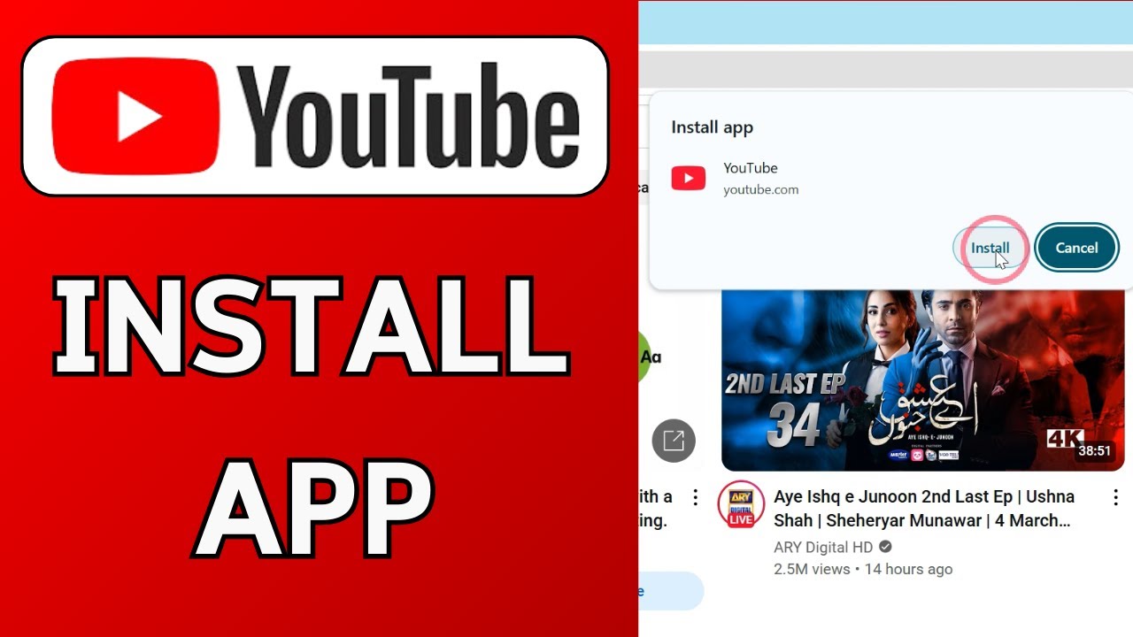 How To Install Youtube App In Windows 11 Pc Laptop Youtube