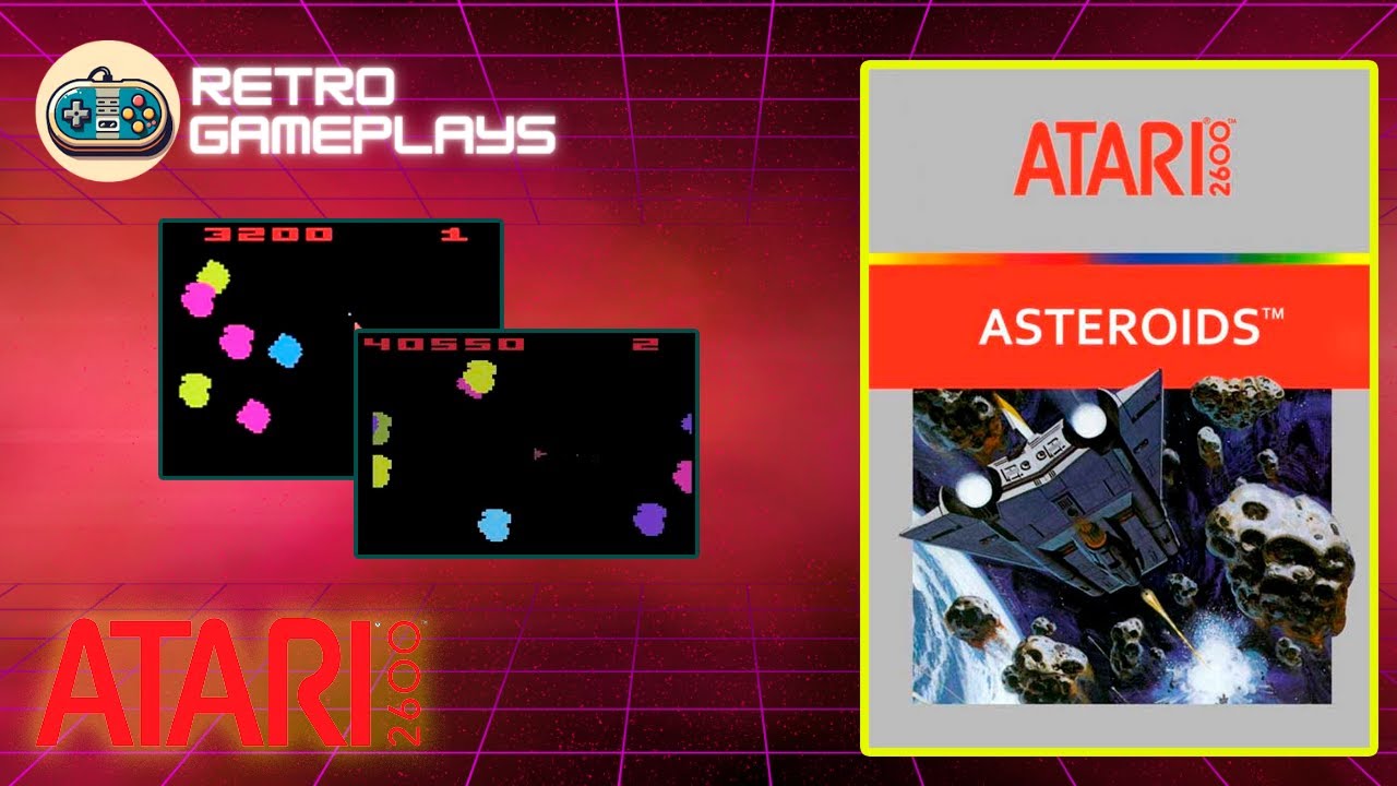 Asteroids Atari 2600 Youtube
