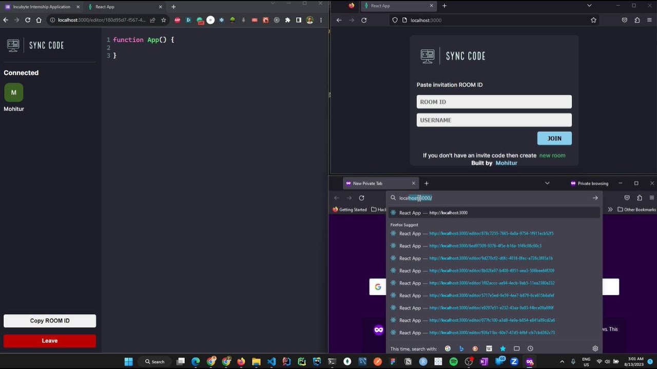React Js And Socket Io Powered Real Time Code Editor Youtube