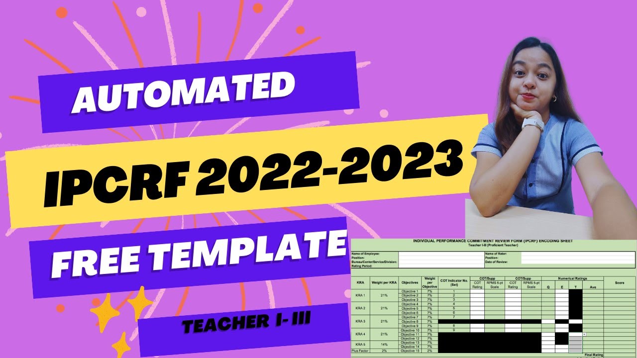 Deped Ipcrf 2023 Template Free Download