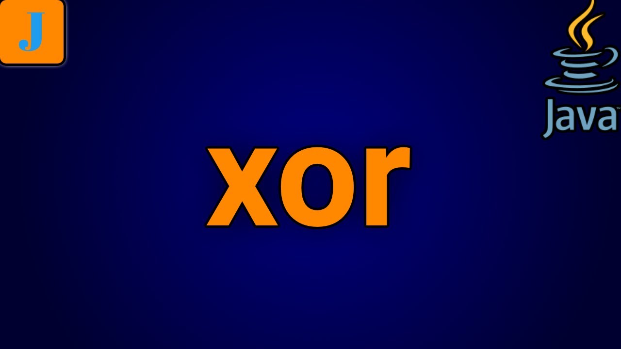 Java Xor Operator Youtube