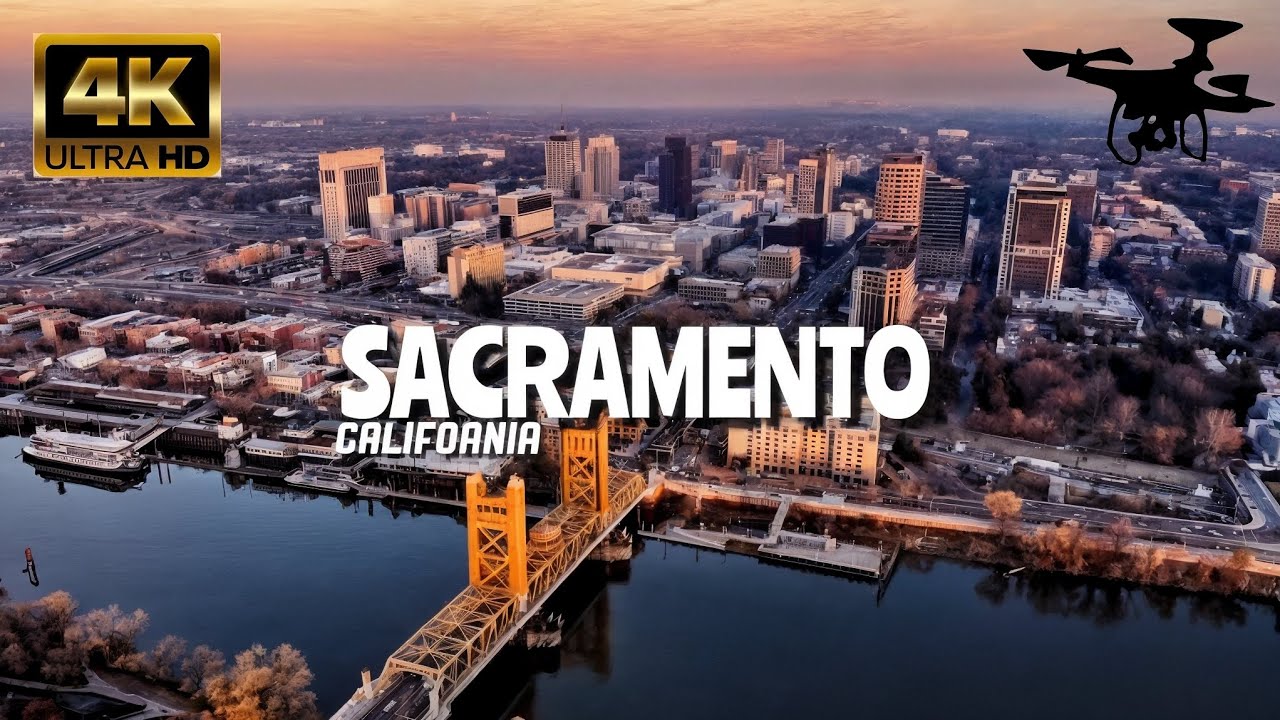 Sacramento California In 4k By Drone Amazing View Of Sacramento
