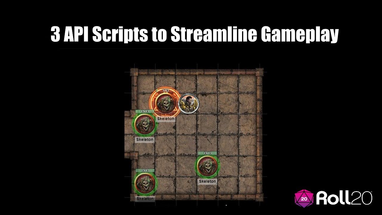 3 Api Scripts To Streamline Your Roll20 Games Youtube
