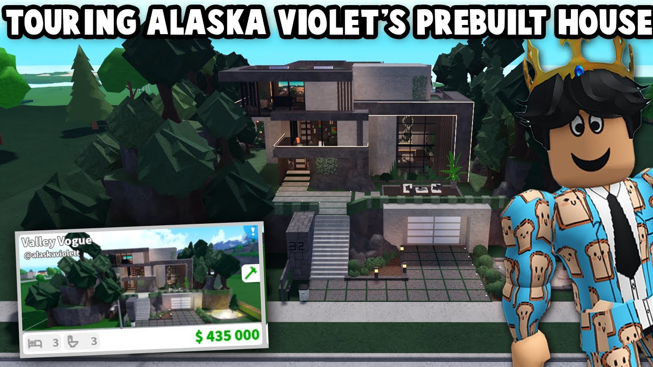 Touring Alaska Violet S 435k Prebuilt Bloxburg House Youtube