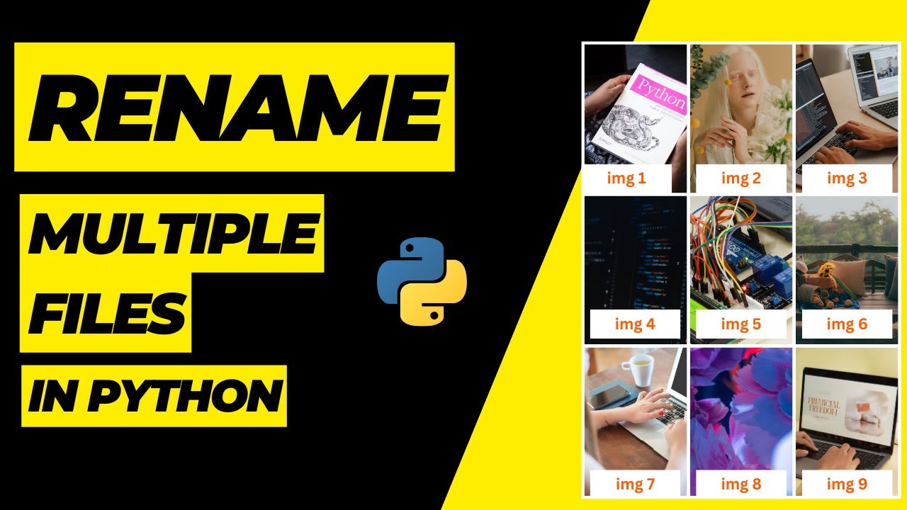Rename Multiple File Python Script Youtube