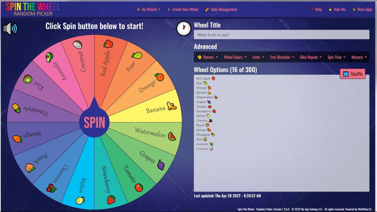 Spin The Wheel Random Picker App Tutorial Microsoft Store Youtube