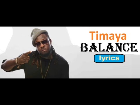 Timaya Balance Lyrics Official Lyrics Video Youtube