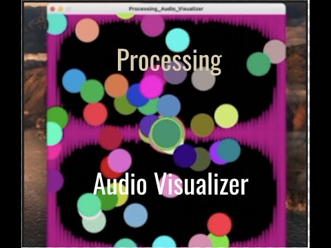 Audio Visualizer For Music Using Processing Code Youtube