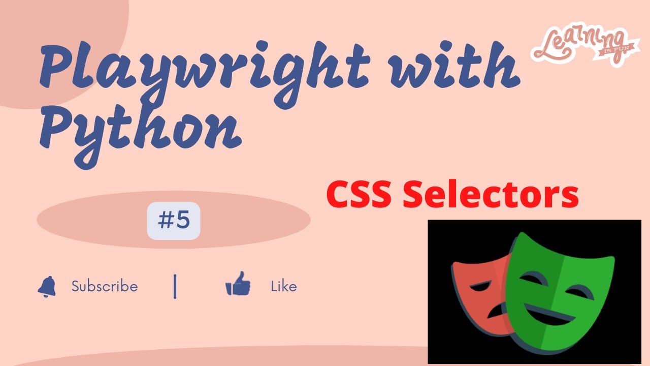 5 Playwright With Python Css Selectors Youtube