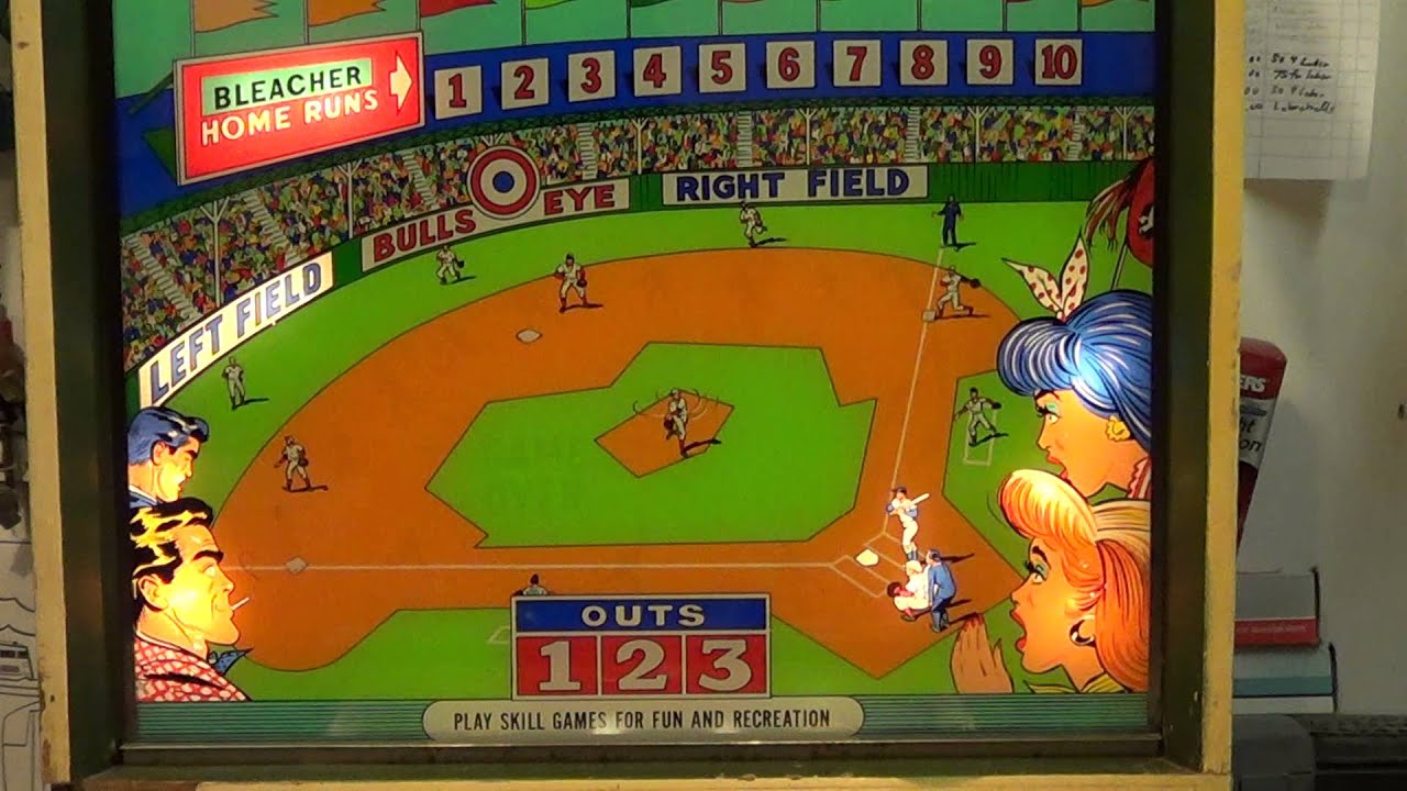 Chicago Coin 1967 Bullseye Pitch N Bat Youtube