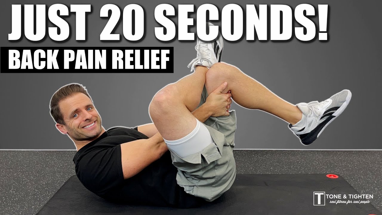 6 Exercises To Relieve Back Pain In 9 Minutes Follow Along Youtube