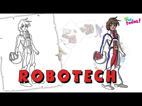 Robotech Let S Draw Rick Hunter Drawing Tutorial Youtube