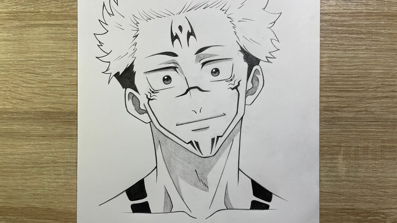 Comment Dessiner Sukuna De Jujutsu Kaisen Tutoriel Dessin Facile