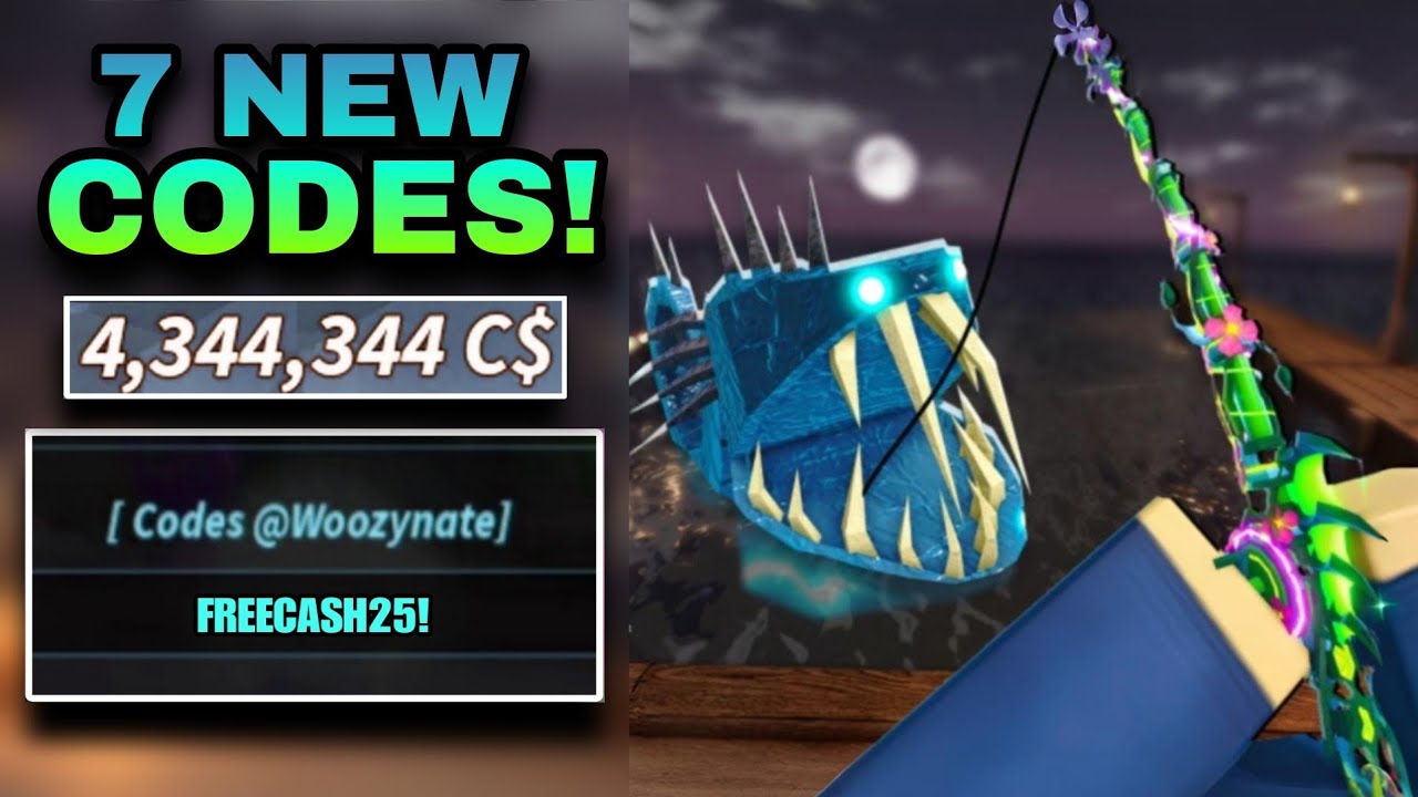 New Codes All Working Codes For Fisch 2025 Roblox Fisch Codes 2025