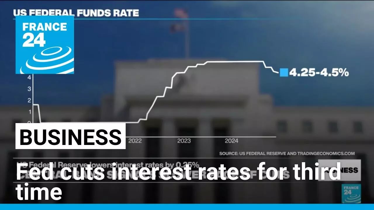 Us Federal Reserve Cuts Interest Rates For Third Time This Year