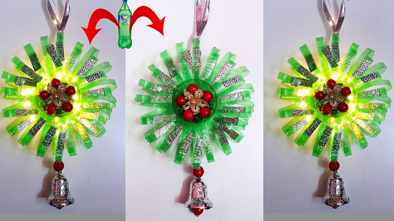 Diy Christmas Decor Lantern Bells Parol From Recycled Plastic Bottles