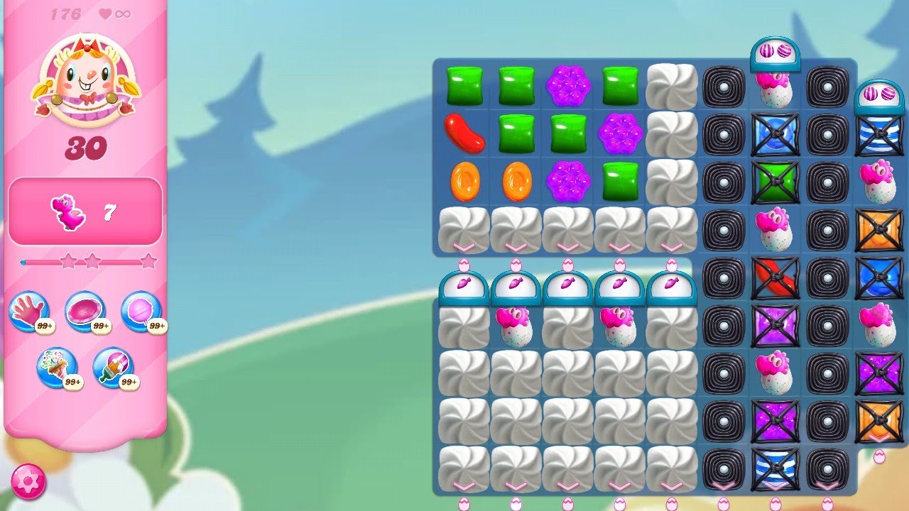 Candy Crush Saga Level 176 Youtube