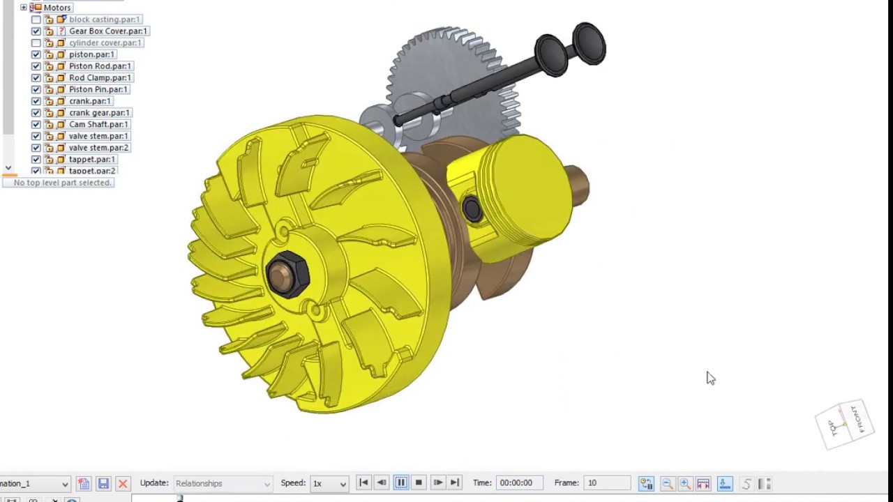 Animation Of 2 Stroke Engineрџћµ Youtube