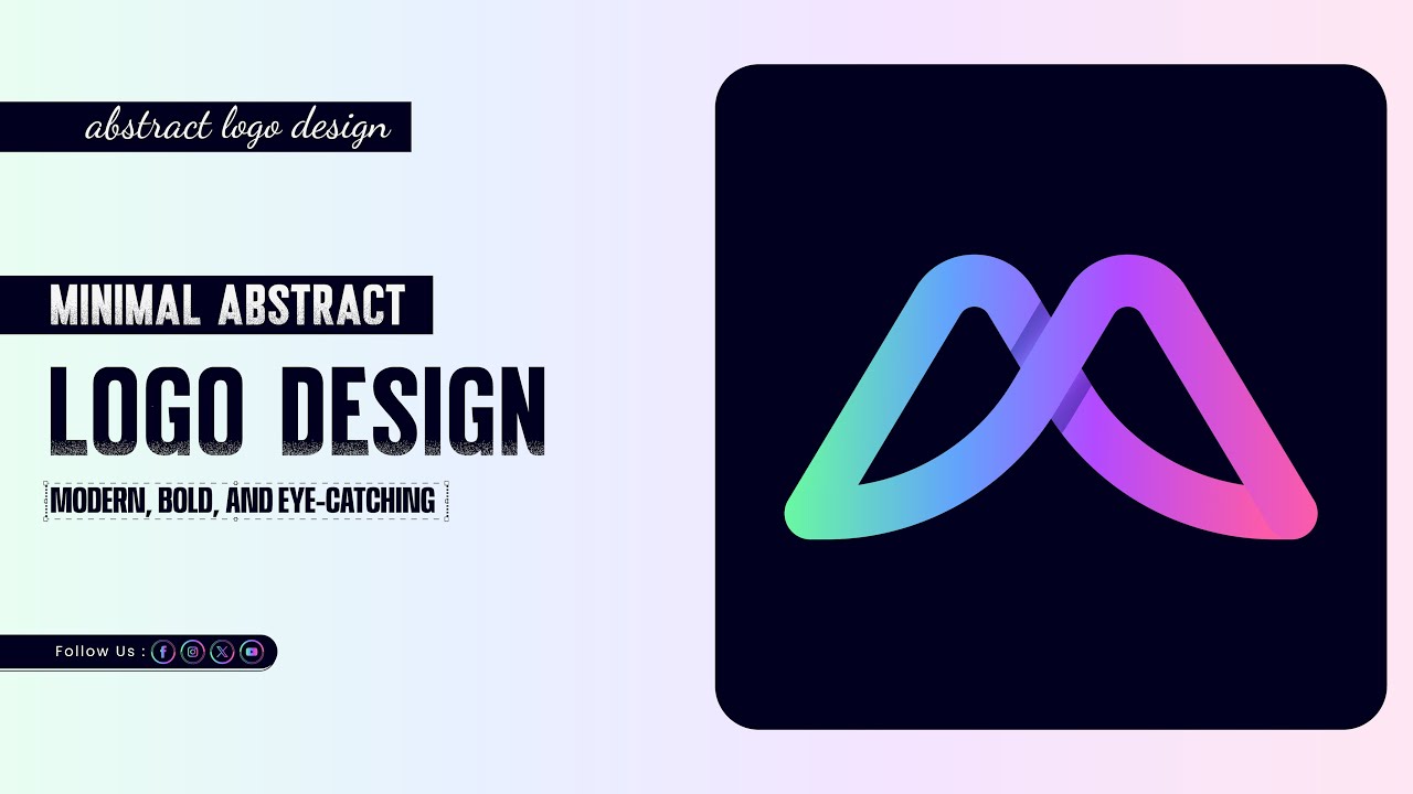 Modern Gradient Logo Design With Seamless Loop Concept Illustrator