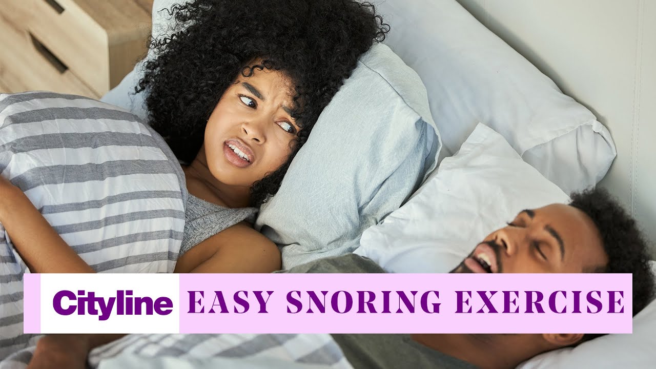 The 30 Second Snoring Exercise To Save Your Goodnight S Sleep Youtube