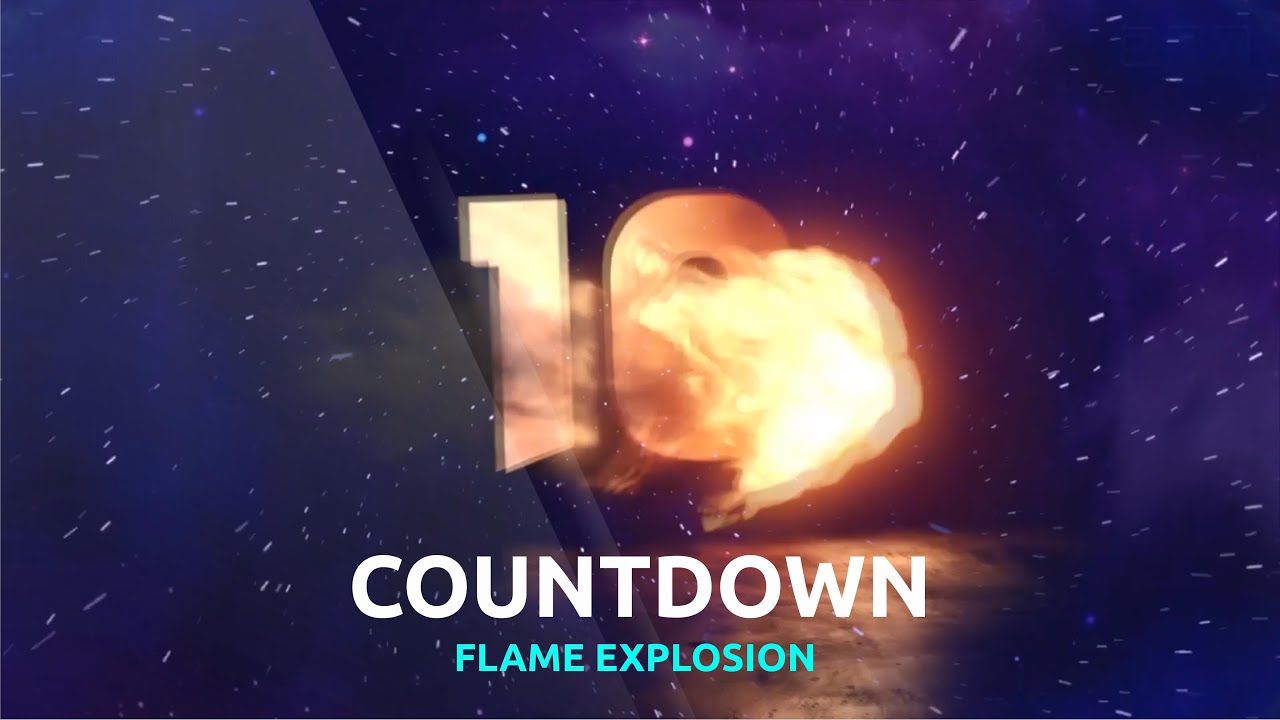 Hd Flame Explosion 10 Seconds Countdown Video Hd Countdown Video